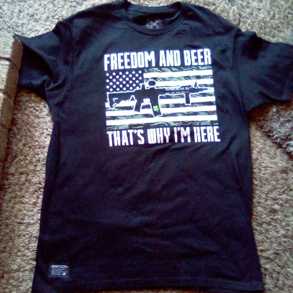 Howitzer | Shirts | Howitzer Patriotic Freedom Beer Shirt | Poshmark